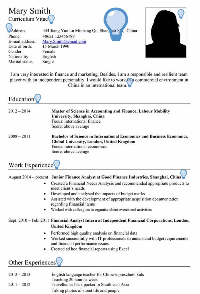 China-CV-sample-1 - CareerProfessor.works